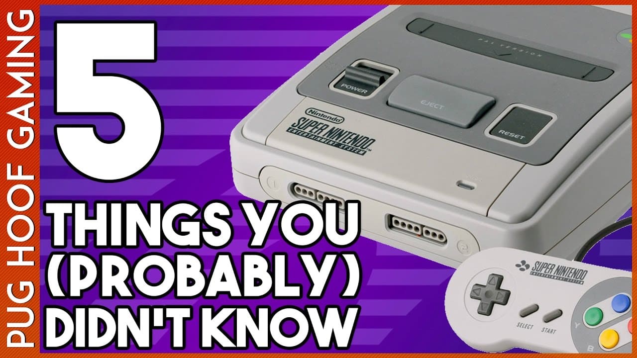 Five SNES Facts You Probably Didn't Know - Pug Hoof Gaming