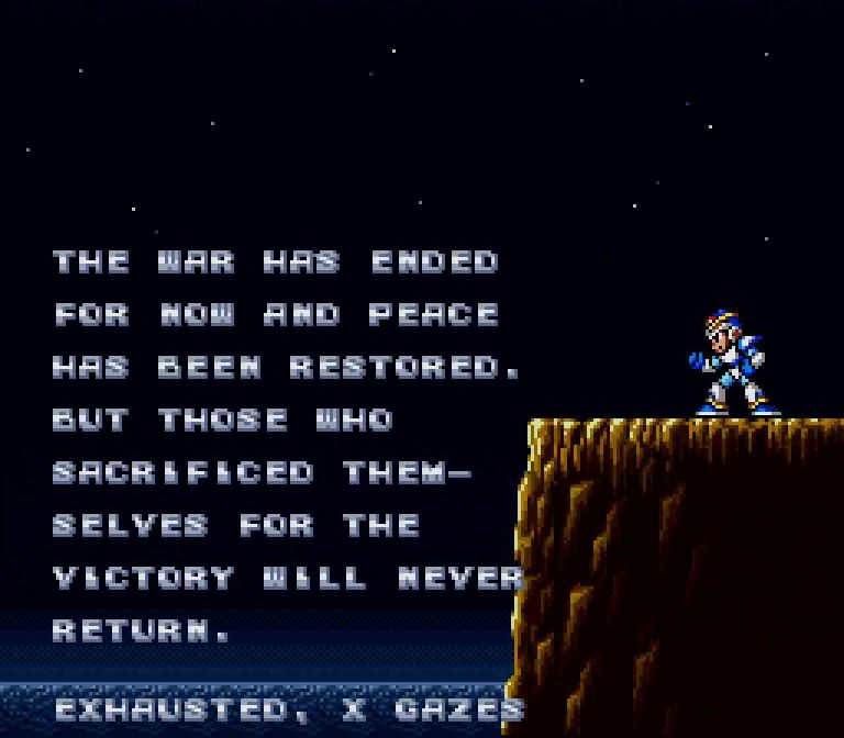 Mega Man X Ending - Ending Theatre - Pug Hoof Gaming
